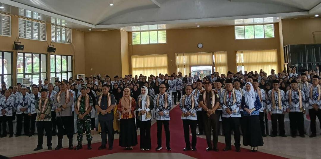 PGRI Way Kanan Resmi melantik Kepengurusan Baru Masa Bakti 2025-2030